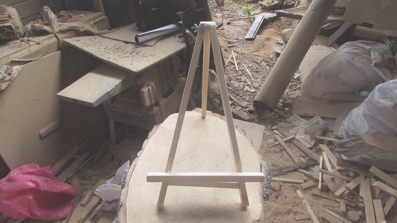 Cómo hacer un caballete de madera para pintar 【2023 】 ️ Bricolaje