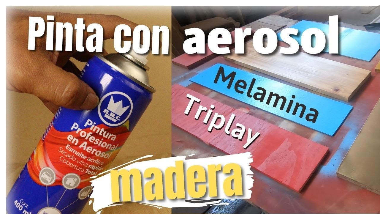 Cómo pintar con spray un mueble de madera 【2023 】 ️ Bricolaje